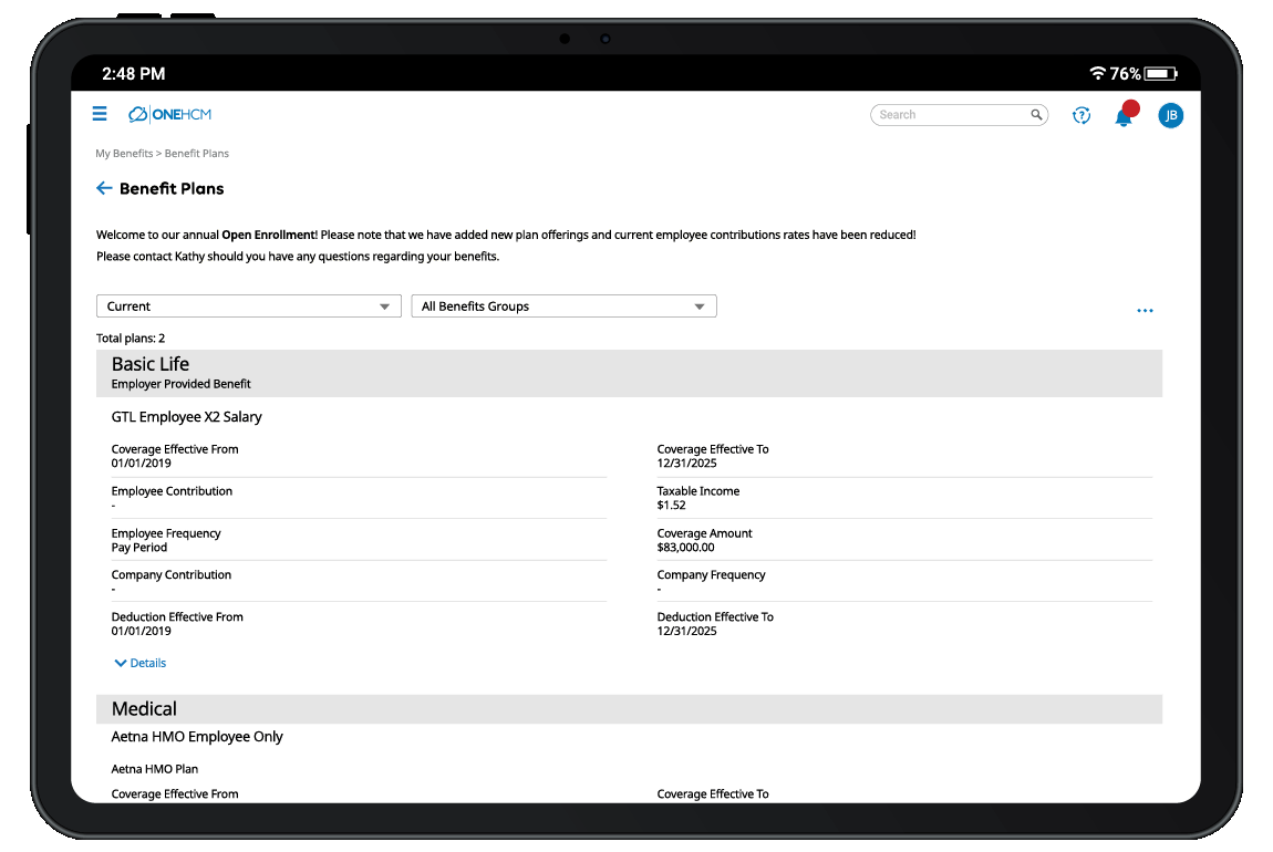 ONEHCM Human Connection Management